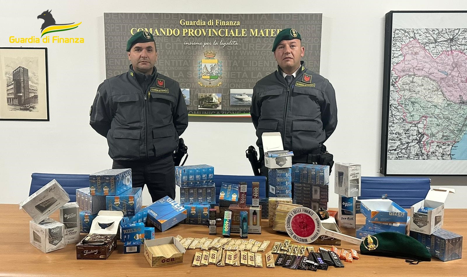 La Siritide 15 12 2022 Guardia Di Finanza Di Matera Sequestra 200